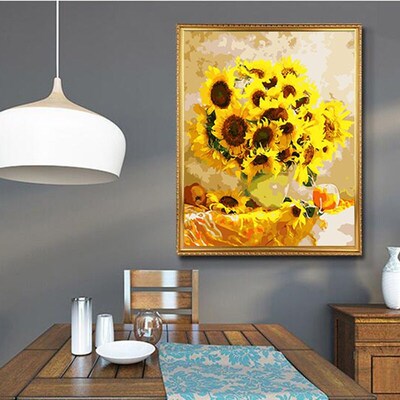 Outer frame for canvas Factory Outlet Diy Numbers oil
