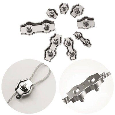 5Pcs M2-M5 Stainless Steel Simplex 1/2-t Bolt Clip Wire