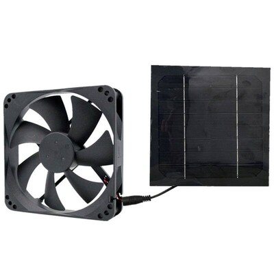 20W Solar Exhaust Fan Air Extractor 6 Inch Mini Ventilator S