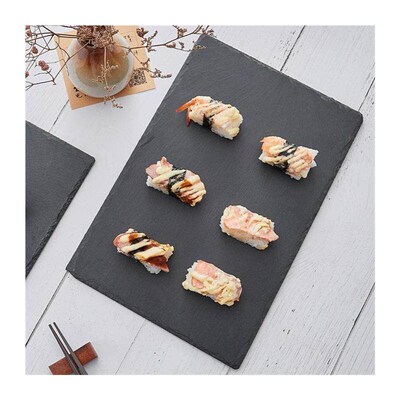 european hotel cheese slate plate stone western盘10英寸四方
