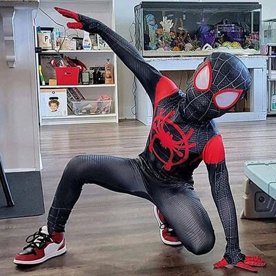 Spiderman Costumes Superhero Miles Spider Man Cosplay