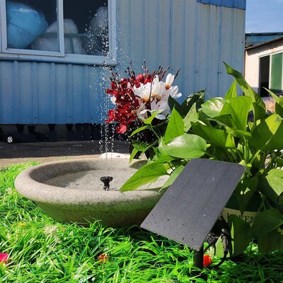 5W 5V Solar Water Pump 200L/h with Stake Solar Panel Fountai