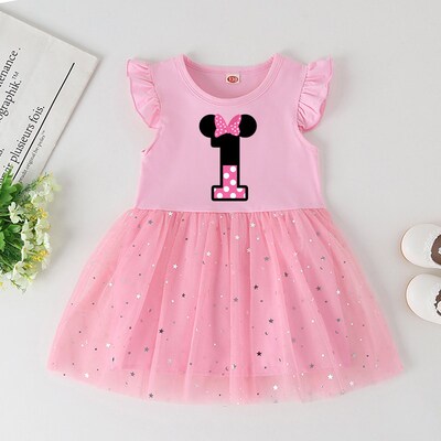 Baby Girls Summer Birthdays Dresses Newborn Baby Fashion Cot