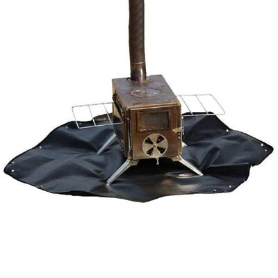 Fire Pit Mat Hexagonal Under Grill Mat Waterproof Flame