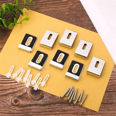 Mirrow Hanger Clip Set Stainless Steel Multipurpose Mirrow
