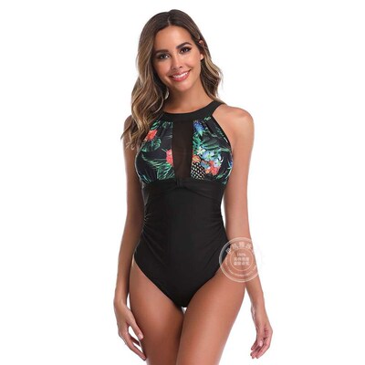 New Arrival Swimsuit Womens Conservative Mesh Bikini Swimsu