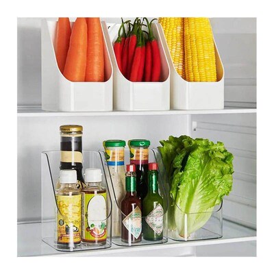 Refrigerator Organizer Bins Fridge Food Sort Storage Box Tra