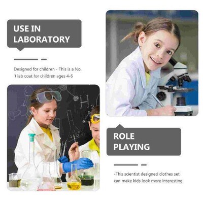 Halloween Toys Decorative Scientist Coat Experimental