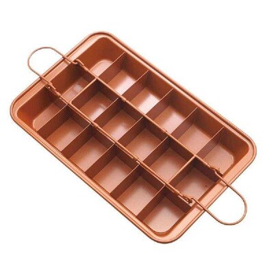 Brownie Bakeware Non-Stick Carbon Steel Bakeware Grill With