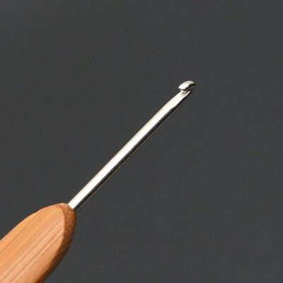 Bamboo Crochet Knitting Needles Hooks Yarn Weave Handle Hook