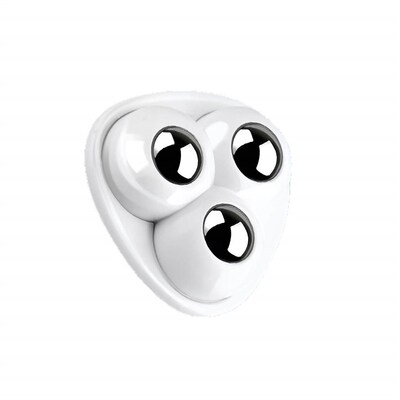 Omnidirectional furniture casters, no-drilling adhesive ball