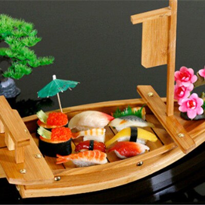 Big 40cm to 90cm Japanese Cuisine Sushi Boats tray seafood T