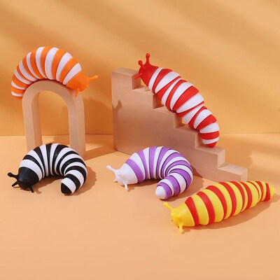 Colorful Slug Snail Seal Kawaii Transform Caterpillar Fidget