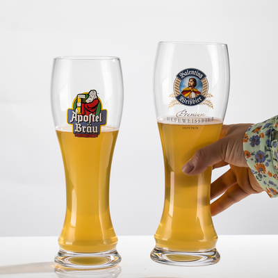 修士精酿啤酒杯艾丁格啤酒杯大容量玻璃杯家用小麦杯瓦伦丁啤酒杯