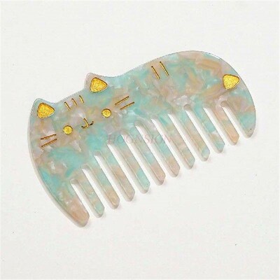 Acetic acid wide toothed comb, cat comb, childrens