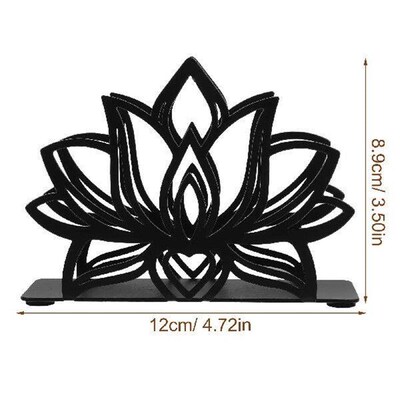 Napkin Holder Lotus Holders for Kitchen Dining Table Tissue