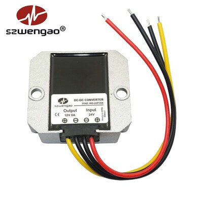 szwengao DC 24V to DC 12V 5A 8A 10A Buck Converter 120W Ste