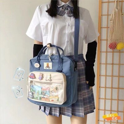 Japanese Style School Bags For Teenage Girls Preppy Tote Bag