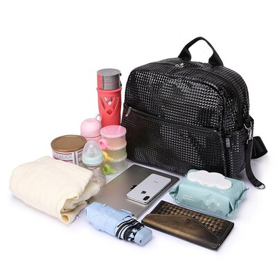 Stroller Bag for Baby Travel 18L Large Capacity Diamond Pla