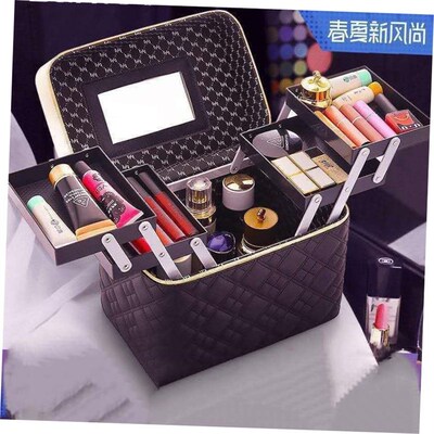 New Korean Makeup Bag Waterproof Makeup Box Instagram Style