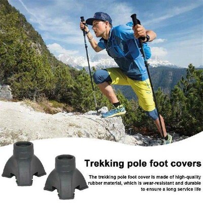 Cane Rubber Tips Replacement 2pcs Cane Foot Rubber Tip For