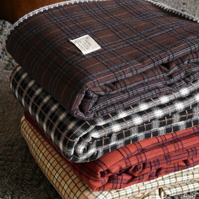 cotton brushed throw blanket nap bedcover coverlet bedspread