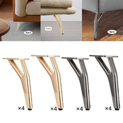 4Pcs Metal Furniture Legs Easy to Install Fashion Cabinet