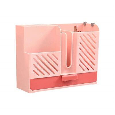 Wall-mounted Chopstick Storage Box with Drip Tray, No-drilli