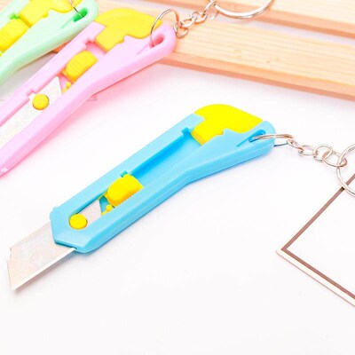 Mini Art Knife Keychn Pendant Portable Letter Unlocker Stude