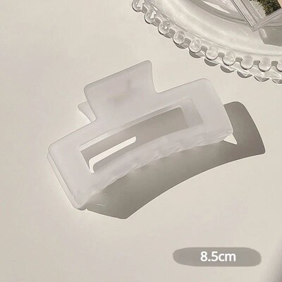 Hair Claw Clip for Women Girl Plastic Transparent Large Hair
