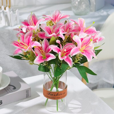 Artificial Flowers  7 Heads Wedding Party Visiting Patient G