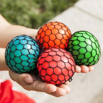 New 5cm Hand Squeeze Grape Ball Fidget Vent Ball Toy Miniatu