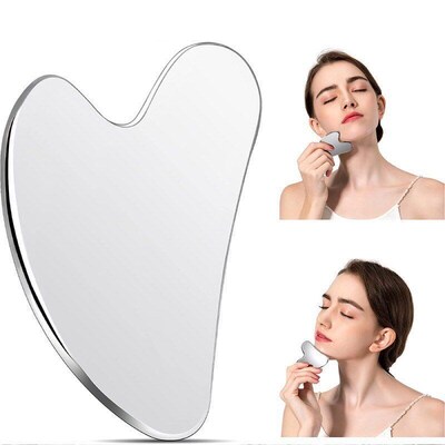 Gua Sha eFacial Tool Stainless Steel GuaSha Face Lift 刮痧板