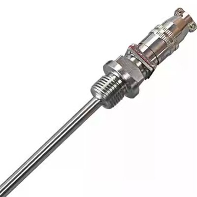 航空插头式热电阻M16*1.5温度传感器WZP-270螺纹插座热电偶Pt100