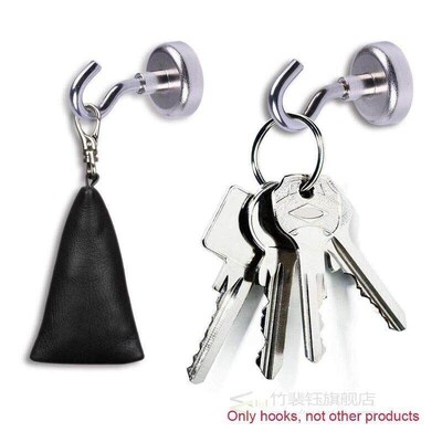 *5pcs Magnetic Hooks Powerful Hook Magnet Holder 10kg Suctio