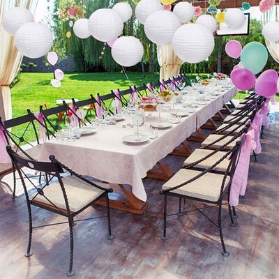 25/30cm Chinese Round Paper Lanterns Ball For Wedding Party