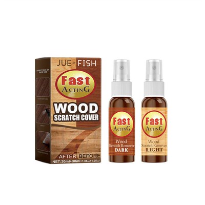 JUE-FISH Wood Floor Scratch Repair Spray, Color Restoring an