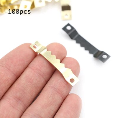 100pcs Saw Tooth Sawtooth Hanging Picture Photo oil Paintin