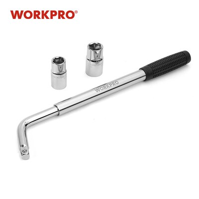 WORKPRO Telescoping Wrench Auto Spanner Lug Car Repair Tool