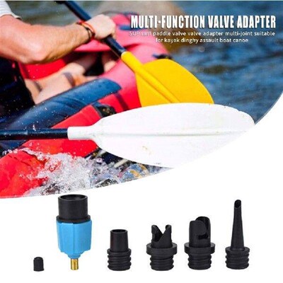 Rubber Boat Valve Adapter Pump Compressor Paddle Board