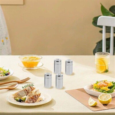 6 Pcs Server Mini Pepper Shaker Collapsible Water Bottles