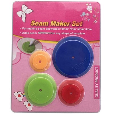 4Pcs DIY Patchwork Scan Wheel Tailor Scanning Line Ring Roun