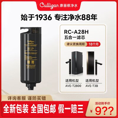 康丽根小黑龙净水器滤芯RC-A28H滤芯RO反渗透5合1滤芯AVE-T2800