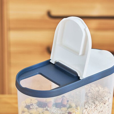 New Plastic Storage Container Pasta Rice Dispenser Cereals O