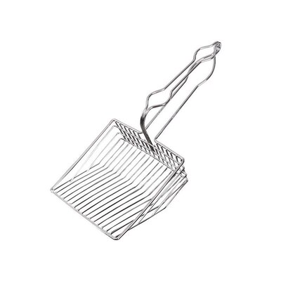 Puppies in Amazonian metal cat shovels, filtering cat-and-ca