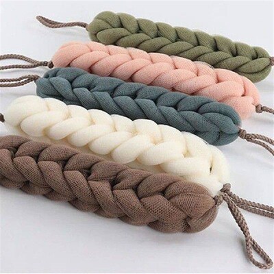 Soft Back Strap Bath Scrubber Rich bubbles Body Brush