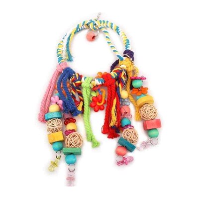 Parrot Perch Swing Rope Bird Cage Toy Parrot Toy Bird