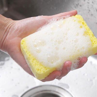Cellulose dish sponge magic eraser kitchen cleaning stain re