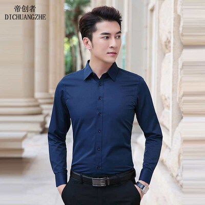 5618A-Autumn Mens Shirt Long Sleeve tend New Mens Casual S