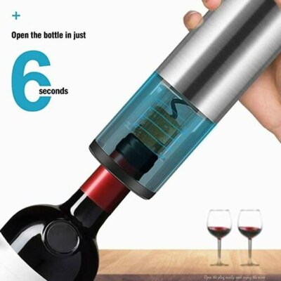 Automatic Red Wine Bottle Opener Cap Stopper Decanter Electr